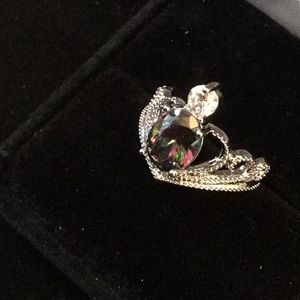Miami Gems | Jewelry | Crown Ring Midnight Mystic Topaz Ring | Poshmark
